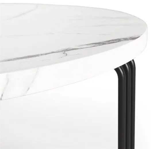 HALMAR ANTICA konferenční stolek bílý mramor