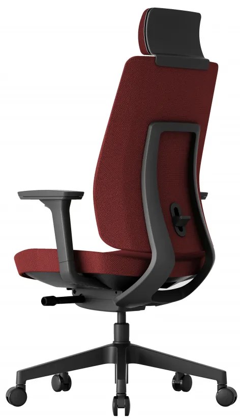 Office Pro Kancelářská ergonomická židle K50 — černá Modrá