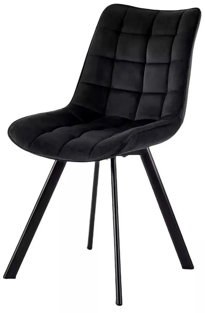 LuxuryForm DESIGN Židle ORLEN VELUR - černá