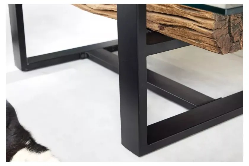 Massive home | Konferenční stolek BARRACUDA 130 CM masiv teak