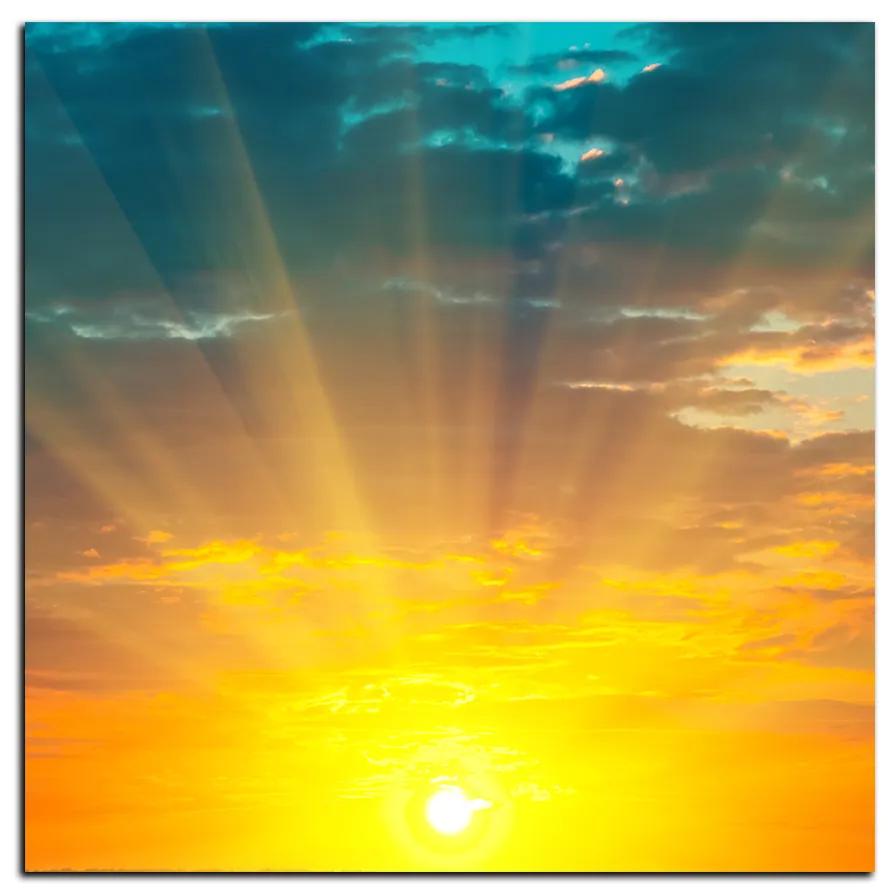Obraz na plátně - Západ slunce - čtverec 3200A (80x80 cm)