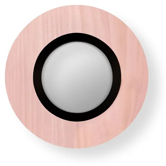 Nástěnné kruhové svítidlo ze dřeva Lens Circular Wall  Nástěnné kruhové svítidlo ze dřeva Lens Circular Wall Barva svítidla: Matná černá, Dekor: Bledě…