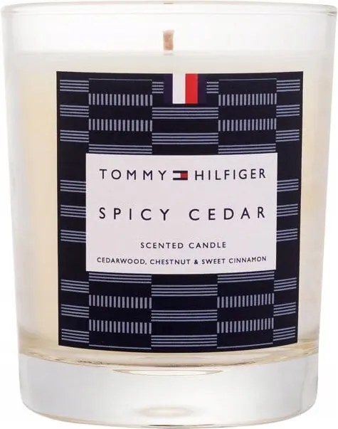 Tommy Hilfiger Scented Candle Spicy Cedar Vonná svíčka 180 g