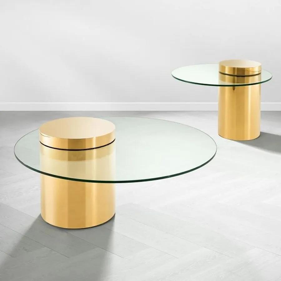 EICHHOLTZ Konferenční stůl Equilibre ø90 × 43 cm