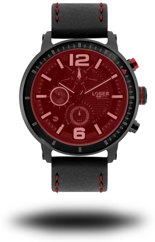Luxusní nadčasové sportovní vodotěsné mohutné hodinky LOSER S-Mode FIRE