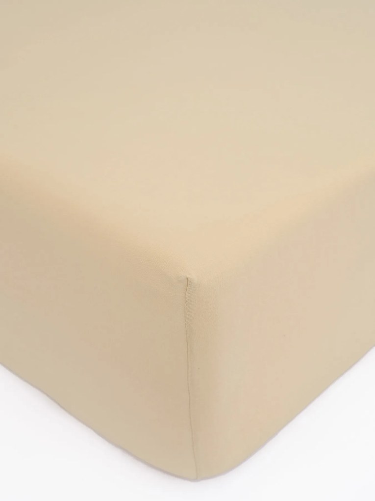 MK Lůžkoviny Jersey prostěradlo Classic 220 x 200 cm – béžová