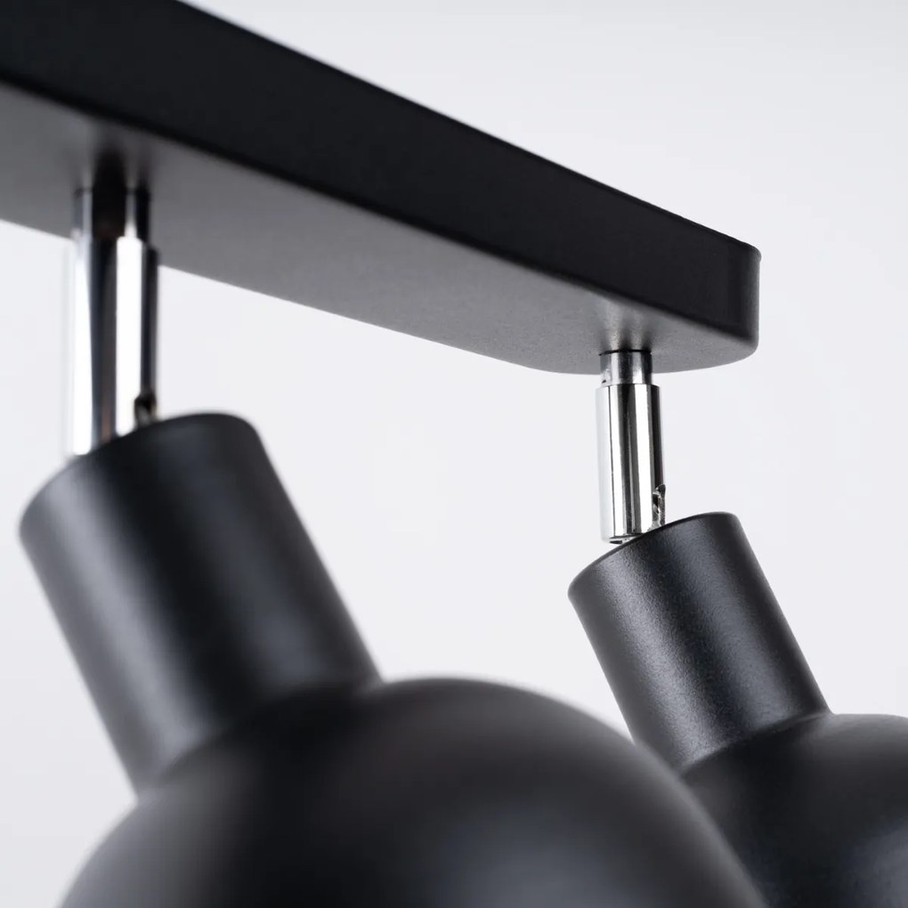 Sollux Lighting Stropní svítidlo ELBA 3 černé