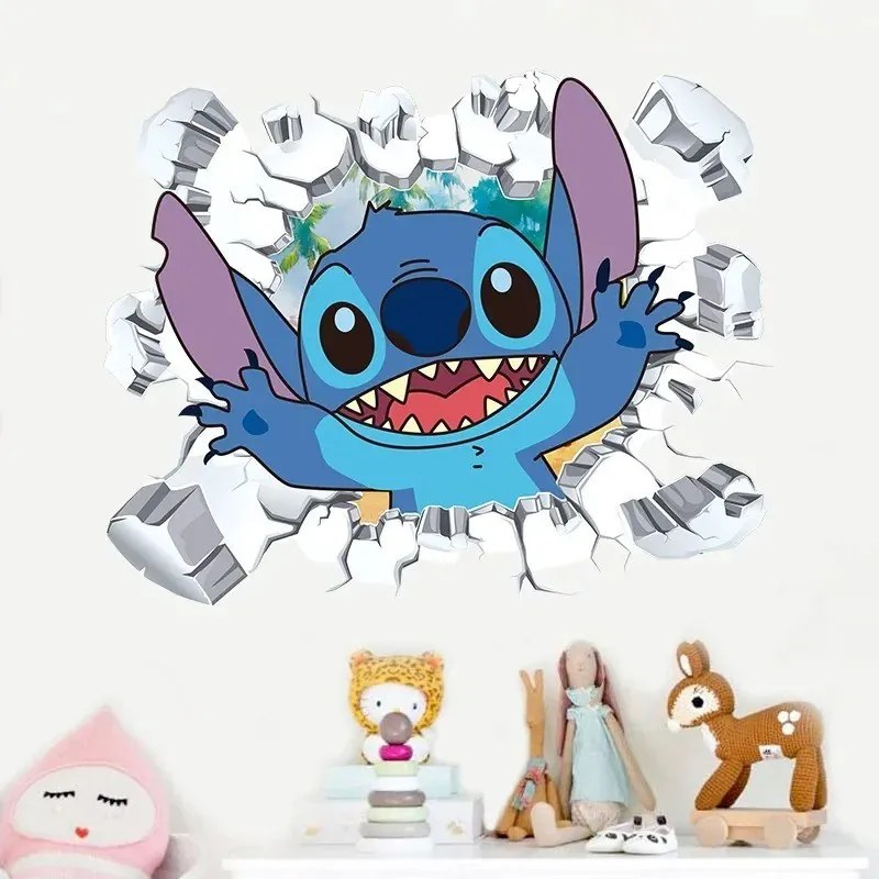 Samolepka na zeď Stitch 50x40 cm