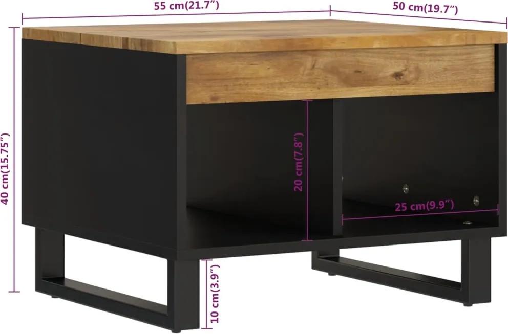 vidaXL Konferenční stolek 55 x 50 x 40 cm masivní akáciové dřevo [352880] Barva: medová hnědá