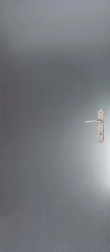Hörmann ZK Plechové dveře 60 L, 600 × 1970 mm, pozinkované, levé, plné