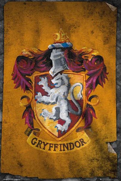 Plakát, Obraz - Harry Potter - Nebelvír, (61 x 91,5 cm)