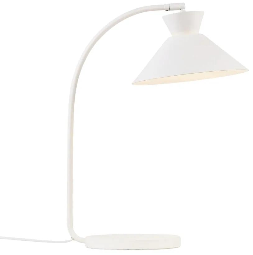 Nordlux Bílá kovová stolní lampa Dial