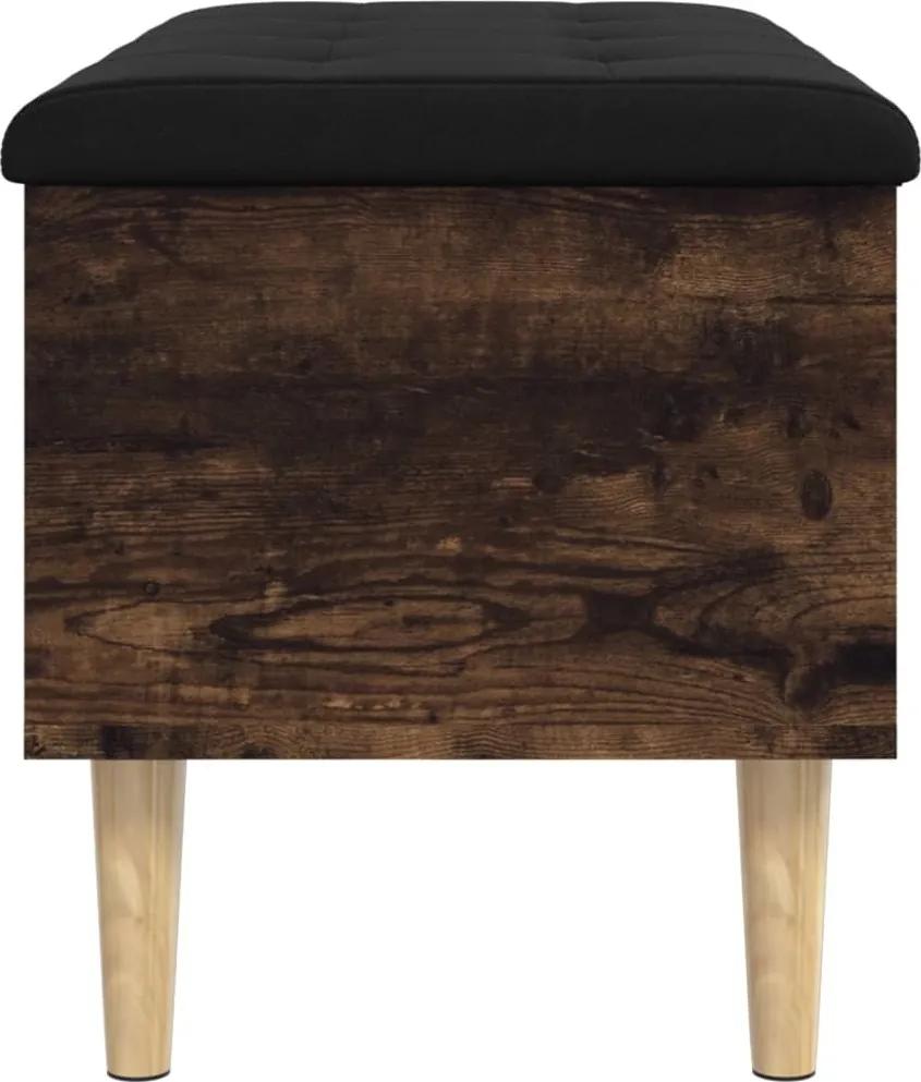 vidaXL Úložná lavice 82 x 42 x 46 cm kompozitní dřevo [835079] Barva: Bílá
