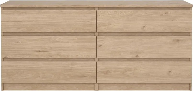 Komoda Simplicity 154 x 50 x 70 cm, hikora jackson