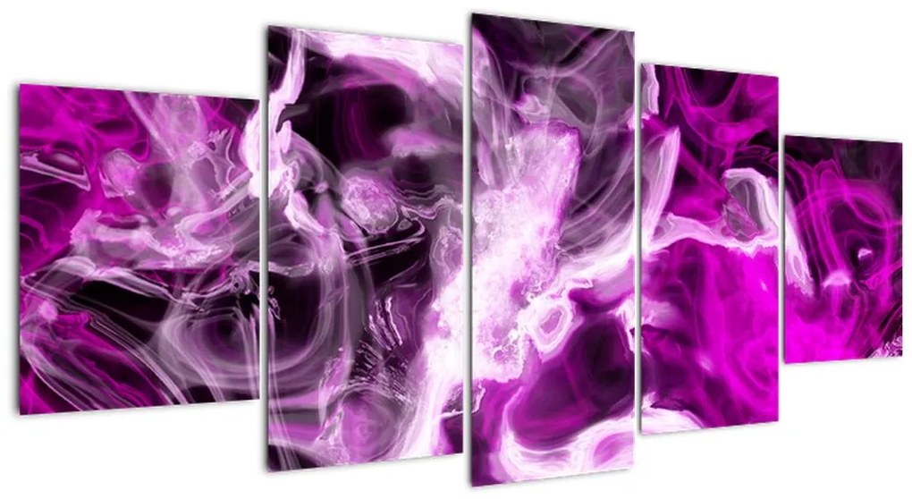 Obraz - fialový kouř