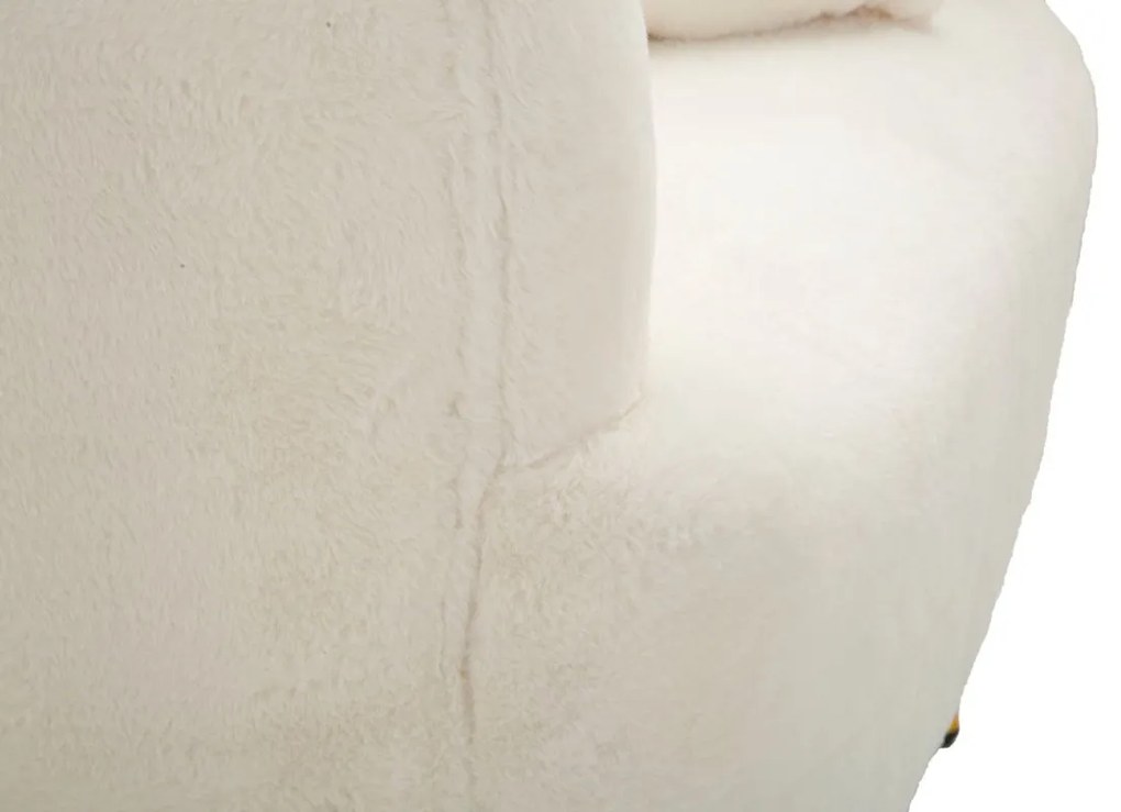 Designové křeslo Caerwyn bílé