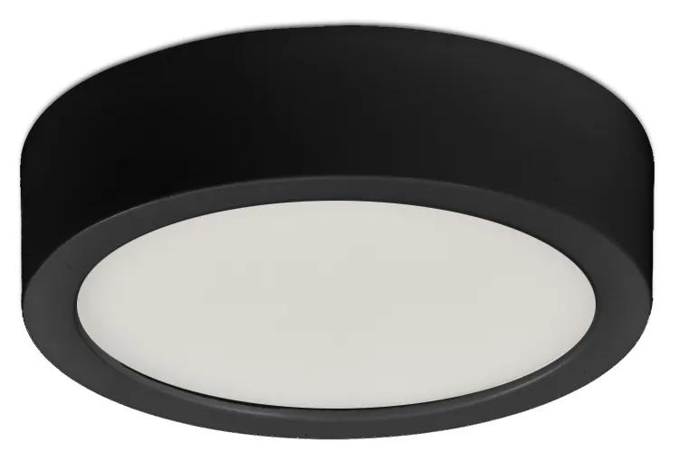 ACB Iluminacion Stropní LED svítidlo KORE, ⌀ 9 cm, 6W, CRI90 Barva: Černá, Teplota světla: 3000K - teplá bílá