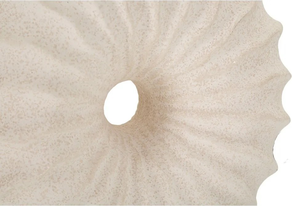 Krémová keramická stolní lampa s textilním stínidlem (výška 40 cm) Anemone – Mauro Ferretti