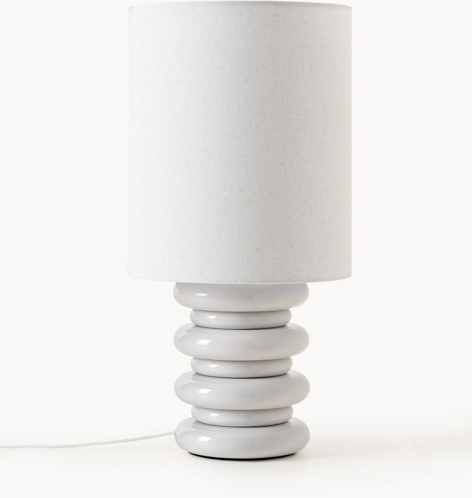 Stolní lampa's dřevěnou podstavou Nicolas