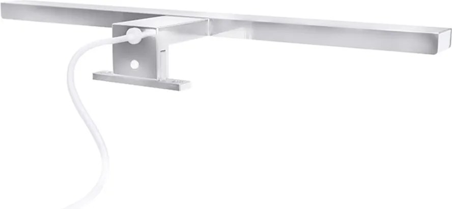 Mereo, Mereo Led koupelnové osvětlení nad zrcadlo, stříbrné, 40 cm, 7 W, 455 lm, 4000 K, IP44, 230 V, MER-CN700G40