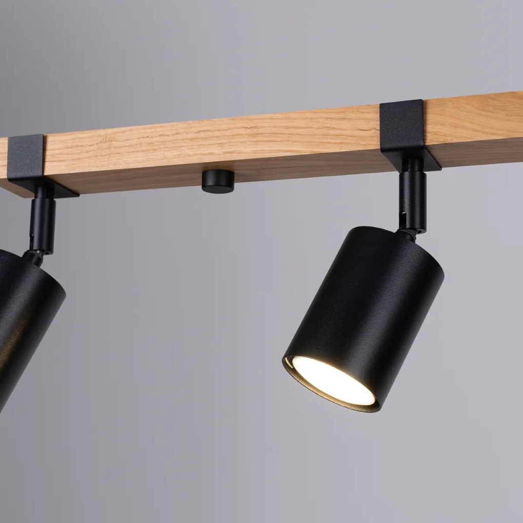 Sollux Lighting Stropní svítidlo FAGER 4L Černá