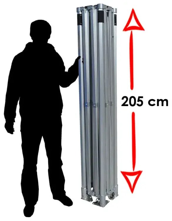 Nůžkový párty stan RedX® PROFI EXTREME 4x6 m (Nejbytelnější nůžkový párty stan 4x6 m na trhu - dostupný v 8 barvách a možností vlastního potisku)