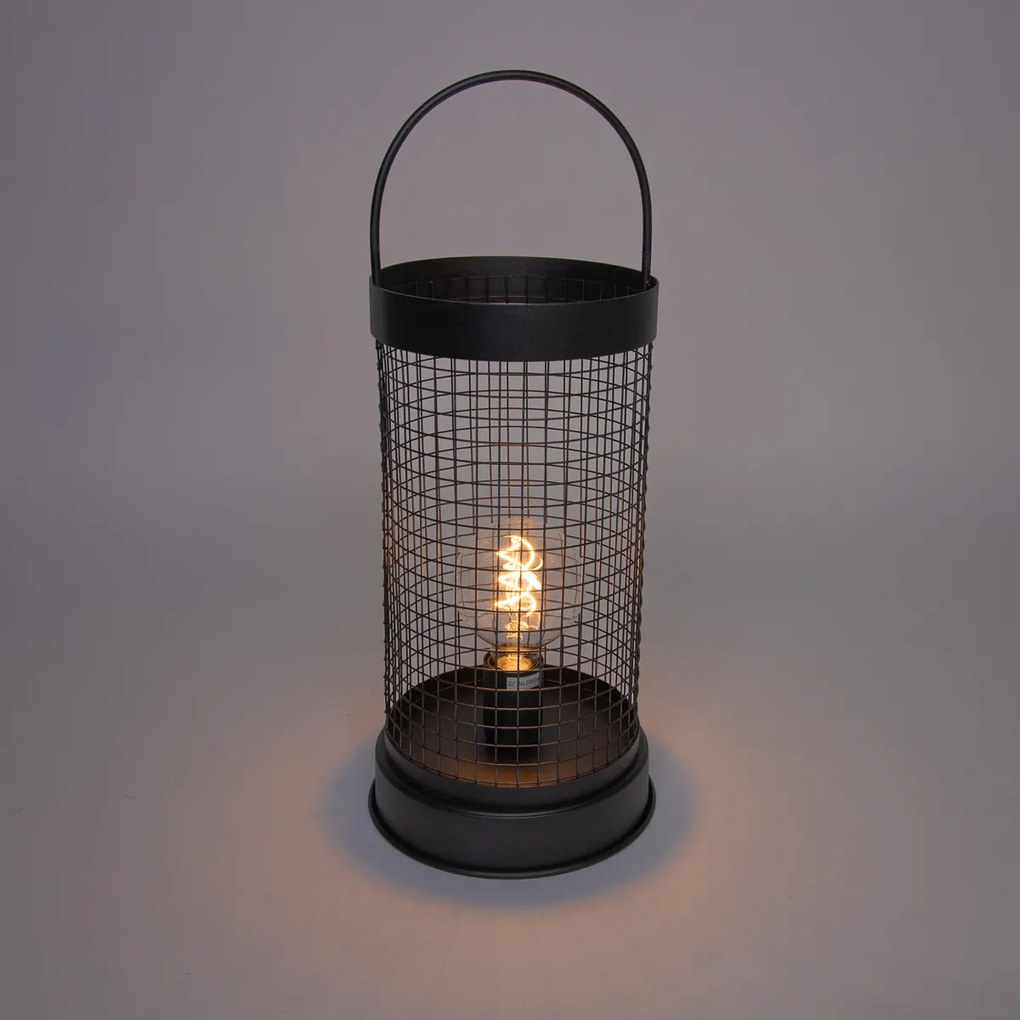Moderní stolní lampa šedá 52 cm - Horario