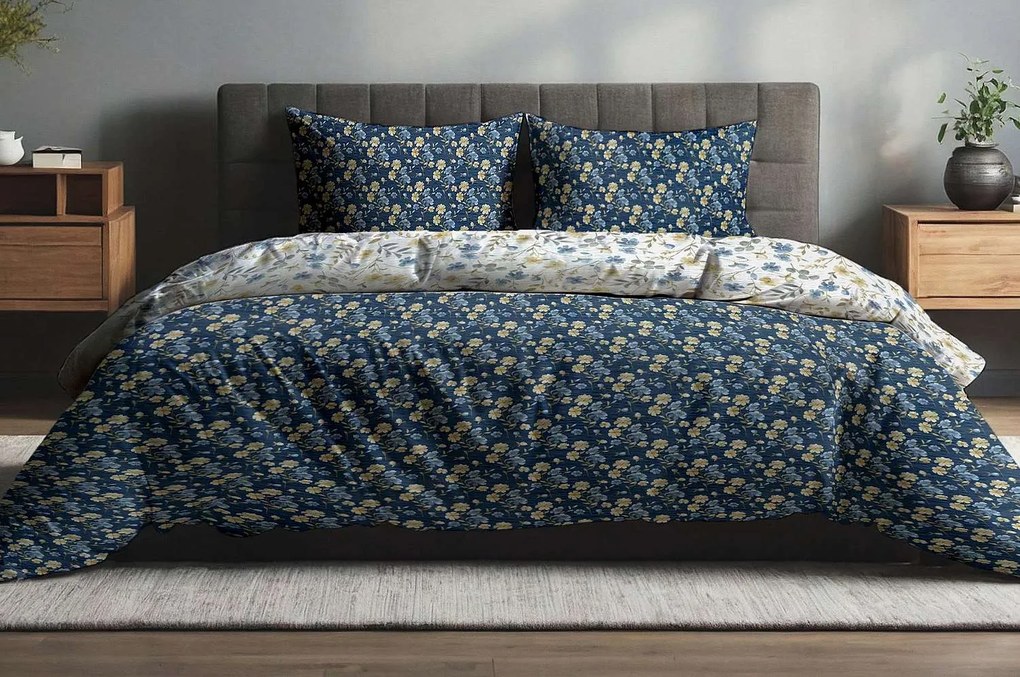 Krepové povlečení Bloom - duo Velikost: 140 x 220 + 70 x 90