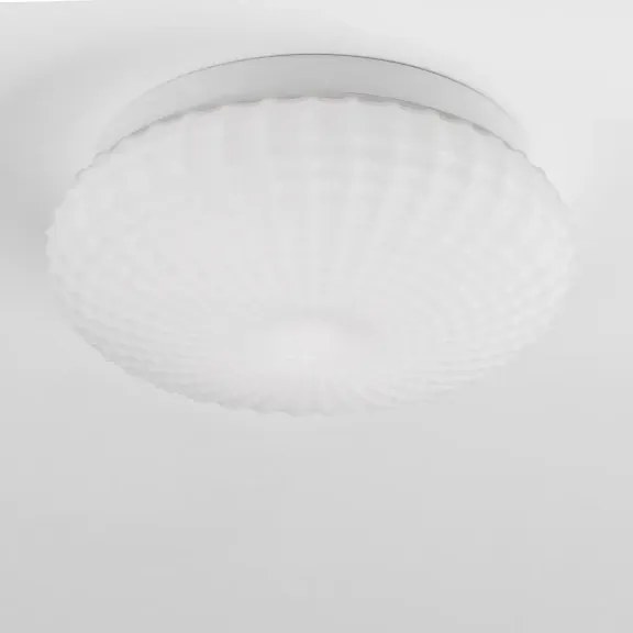 Designové stropní svítidlo Clam 30 bílé