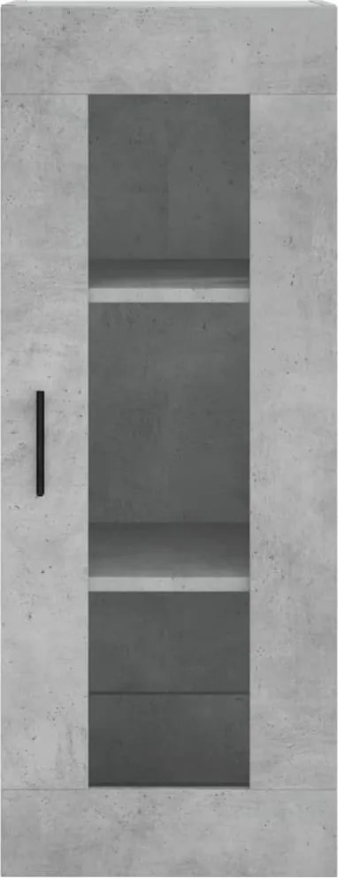 Skříň highboard betonově šedá 34,5x34x180 cm kompozitní dřevo 3199381