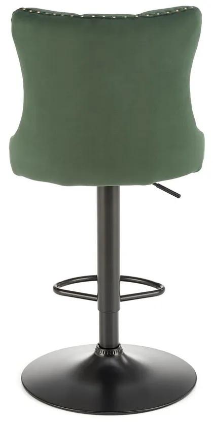 Barová židle Brecken, zelená