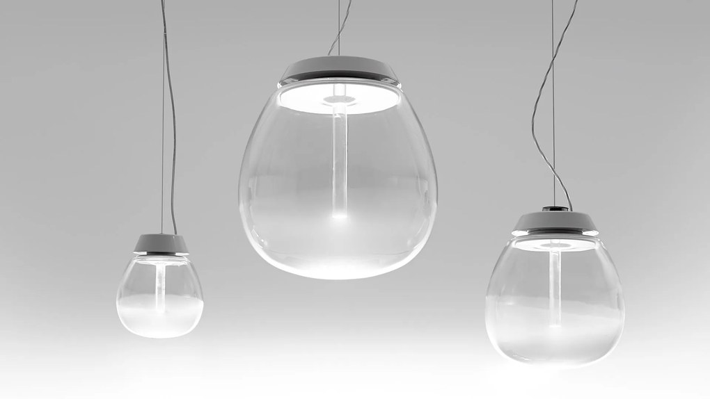 Artemide 1815010A Empatia 16, designové závěsné svítidlo, 12W LED 3000K, prům. 16cm