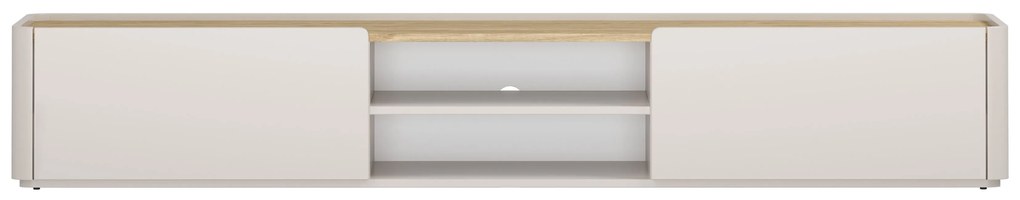 TV stolek Elivo 220 cm - kašmírová / dub olejovaný