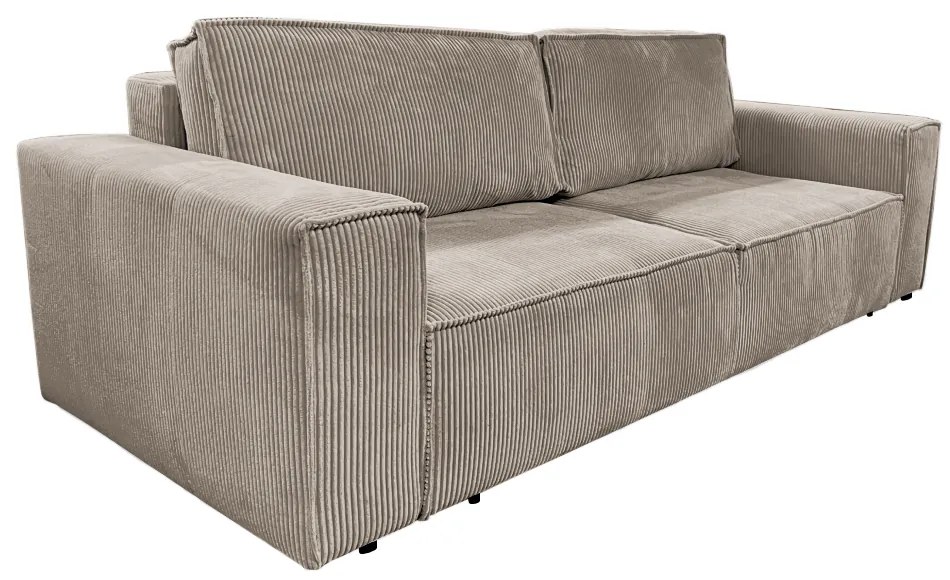 Kondela Rozkládací pohovka, šedobéžová Taupe, HARPERA BIG SOFA