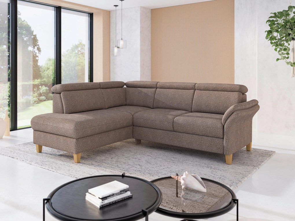 XXXLutz ROHOVÁ SEDAČKA, textil, cappuccino Sit & More - Sedací soupravy - 00014402575W