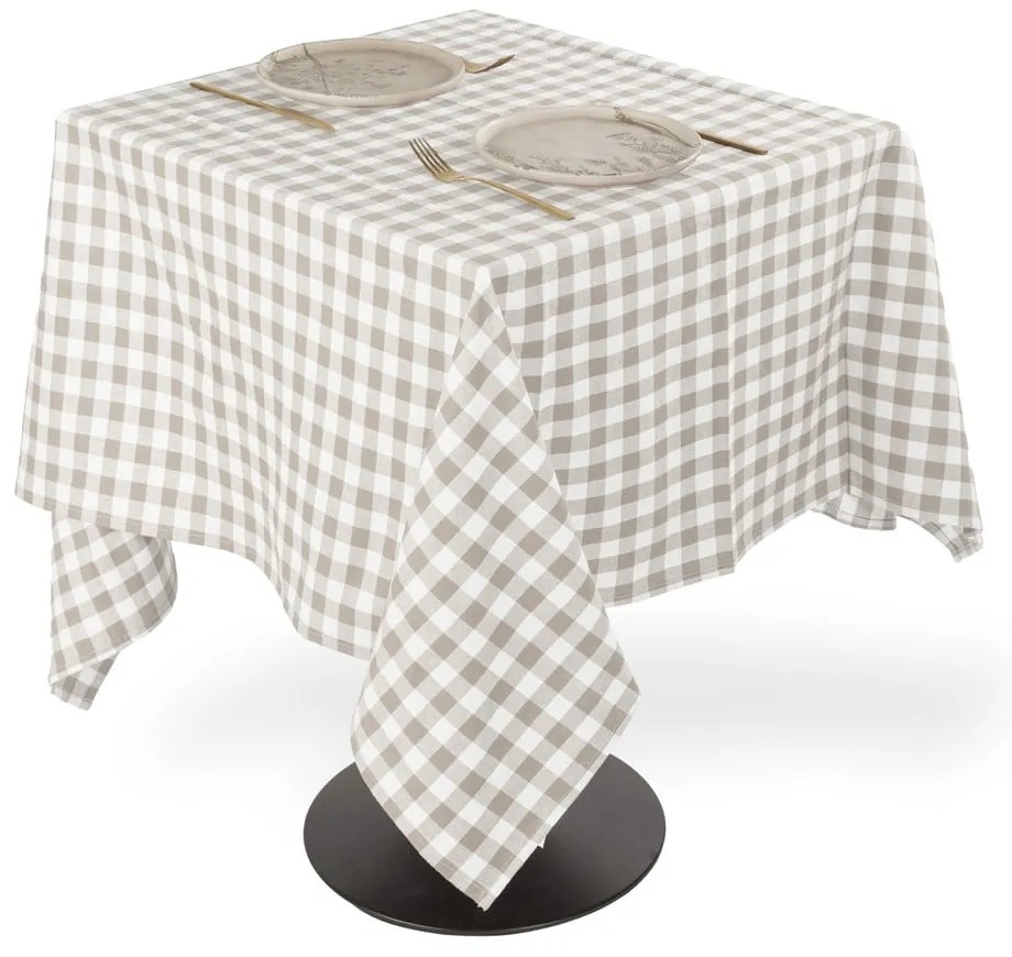 Bavlněný ubrus 150x150 cm Gingham – Tiseco Home Studio