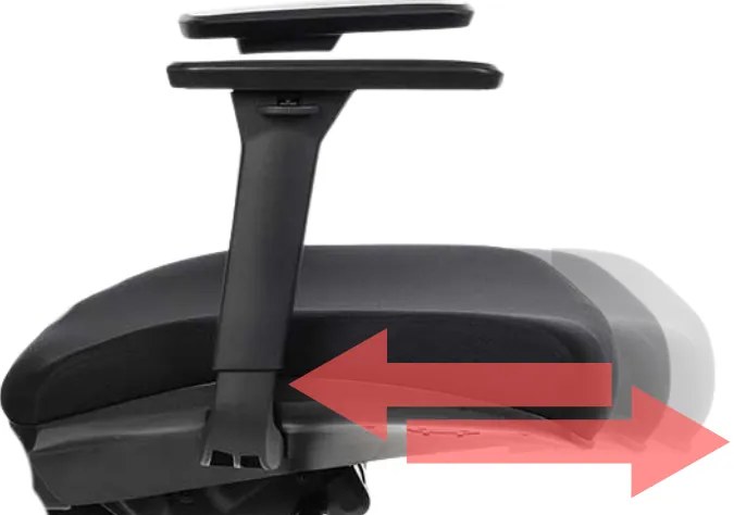 MERCURY Ergonomická kancelářská židle LOMAX - černá látka / nosnost 150 kg