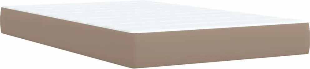 Box spring postel s matrací cappuccino 120x190 cm umělá kůže 3290715