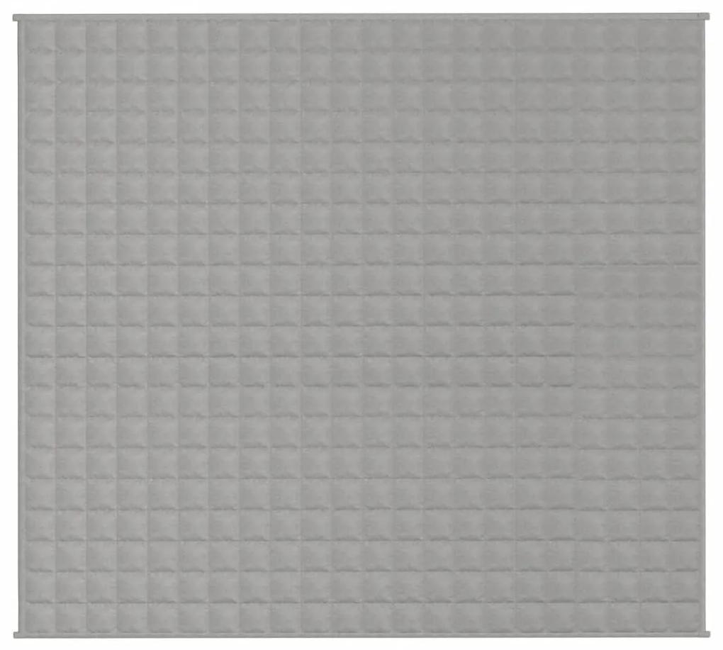 Zátěžová deka šedá 200 x 220 cm 9 kg textil,  3154785