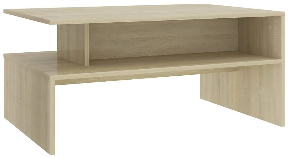 vidaXL Konferenční stolek dub sonoma 90 x 60 x 42,5 cm dřevotříska