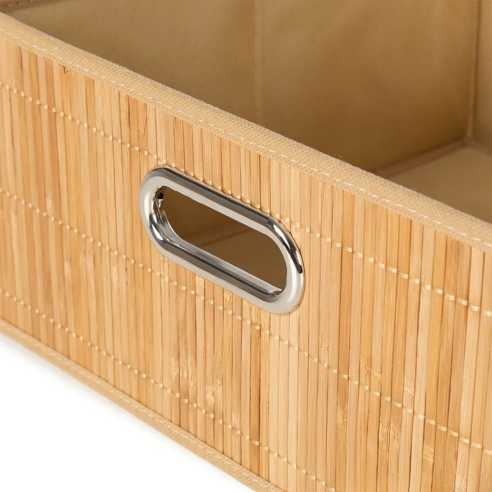 Bambusový košík 31x31x15 cm Anji – Compactor