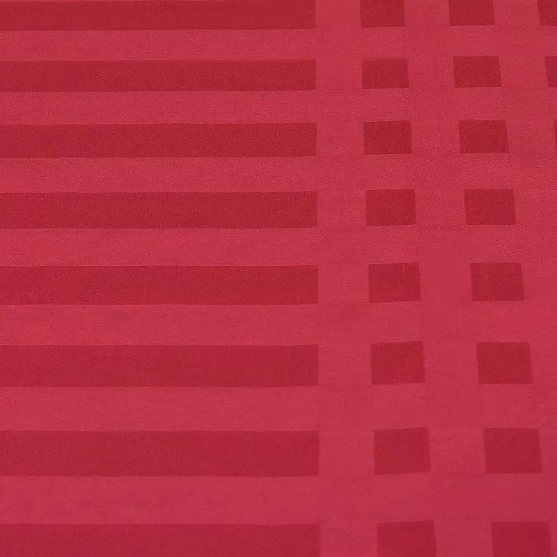SCANquilt povlečení ELEGANT červená 140 x 200/70 x 90 cm