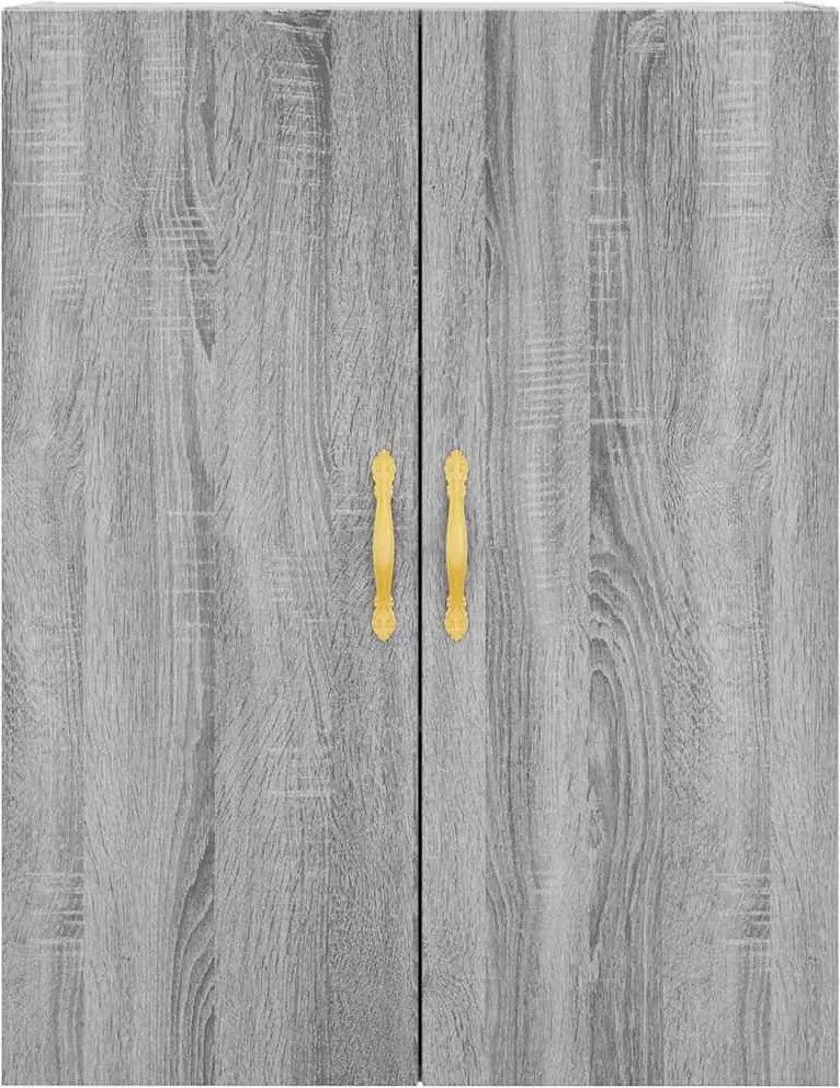 Skříň highboard šedá sonoma 69,5 x 34 x 180 cm kompozitní dřevo 3195833