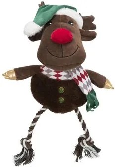 Trixie GmbH a Co.KG Vánoční hračka pes Xmas REINDEER plyš/bavlna 49cm TR