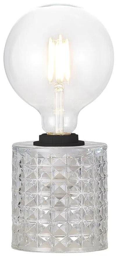 Křišťálová stolní lampa Nordlux Hollywood | Ø 10,8 cm, čirá | 46645000