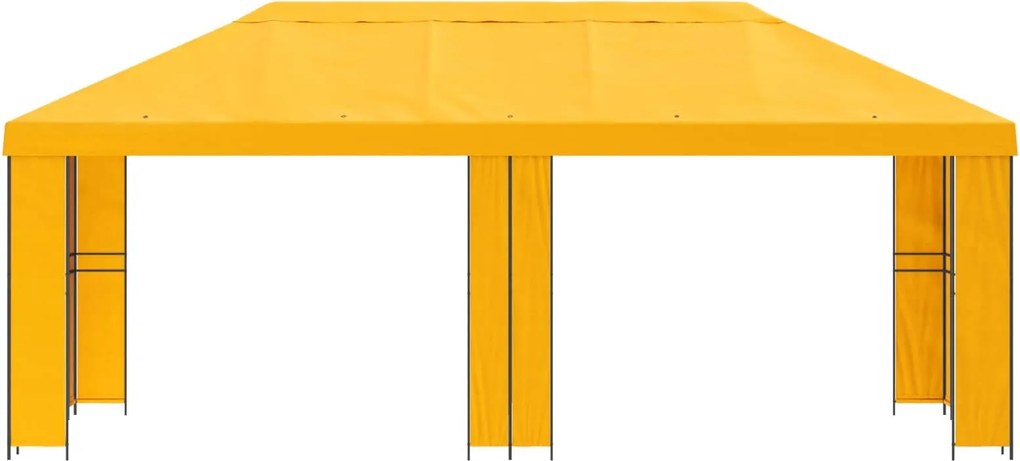 Zahradní altán 6 x 3 m Žlutá Polyester a ocel 190 gsm 3376014