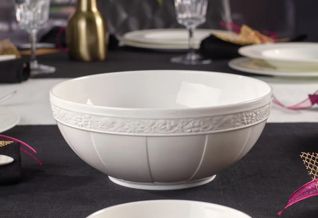 Villeroy&Boch Villeroy & Boch White Pearl kulatá mísa, 24 cm, 1,9 l