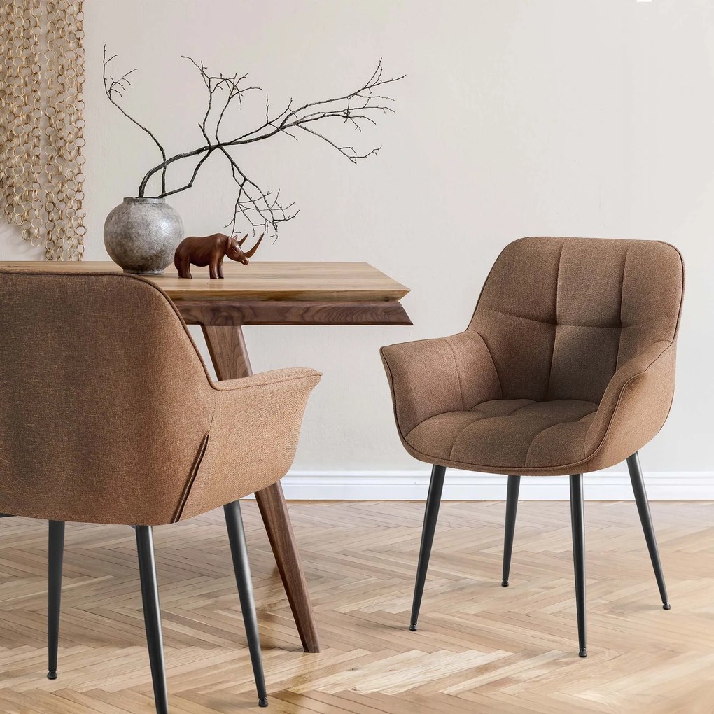 Jídelní židle Roseville látka – taupe