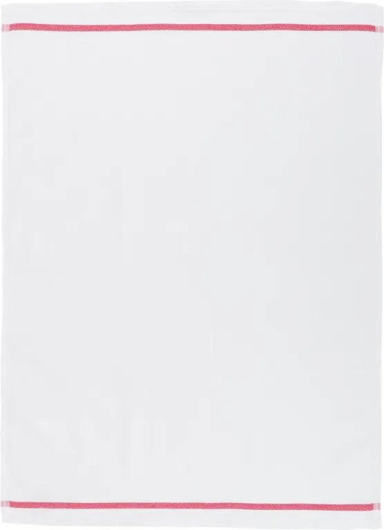Bellatex Kuchyňská utěrka 1 ks Bílá,Červená 50x70 cm