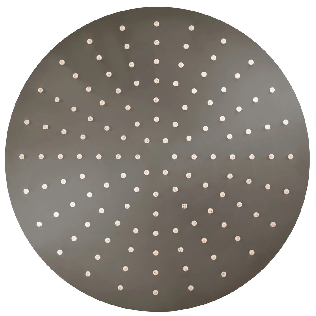 Slezák - RAV Hlavová sprcha kulatá kovová ø 30 cm s 4-otvorovými tryskami - KS0001/4MGK, Metal Grey kartáčovaná